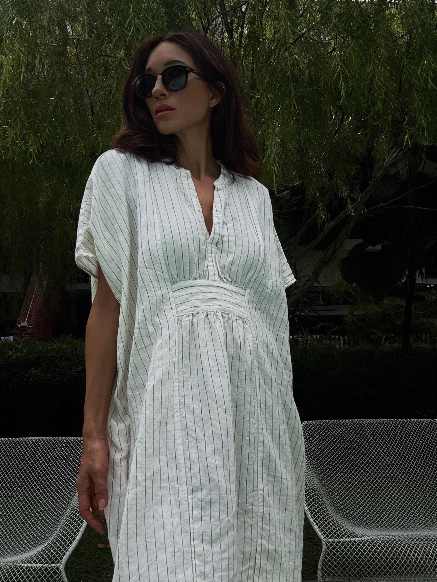 Kaftan - Ginger Stripes – EDITION LIMITEE Singapore