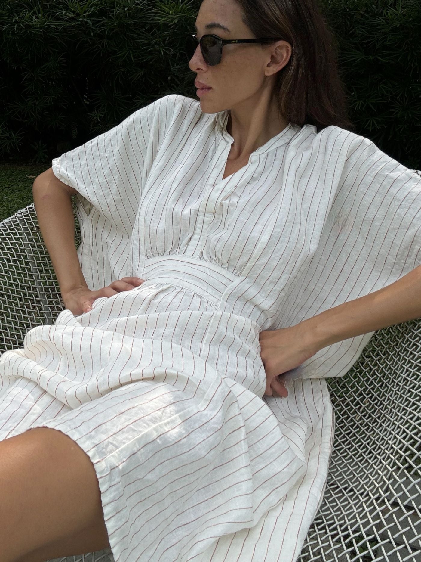 Kaftan - Ginger Stripes – EDITION LIMITEE Singapore